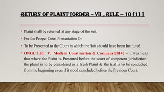 Plaint (1).pptx legal concept law studies | PPTX