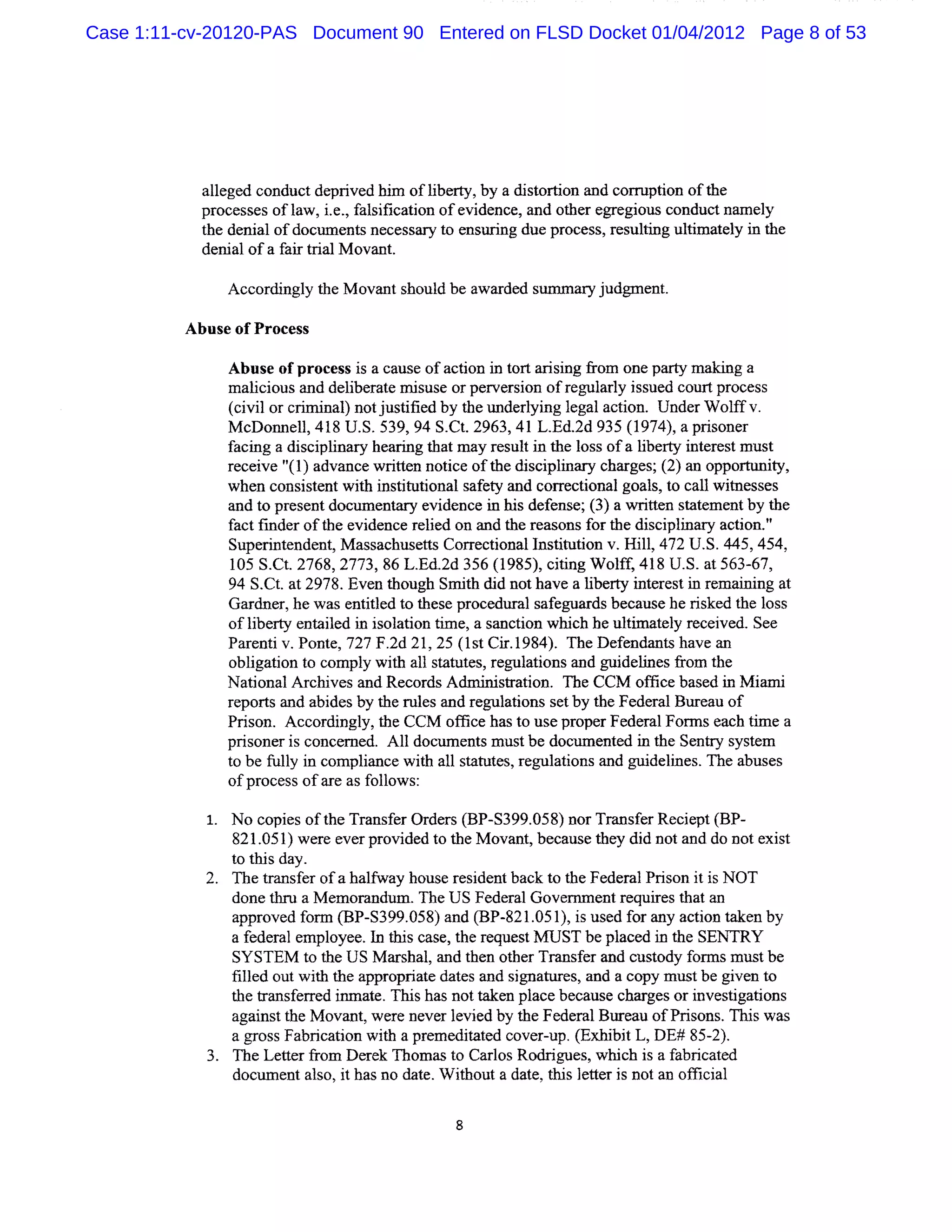 Plaintiff's response to defendant's motion for summary judgment ...