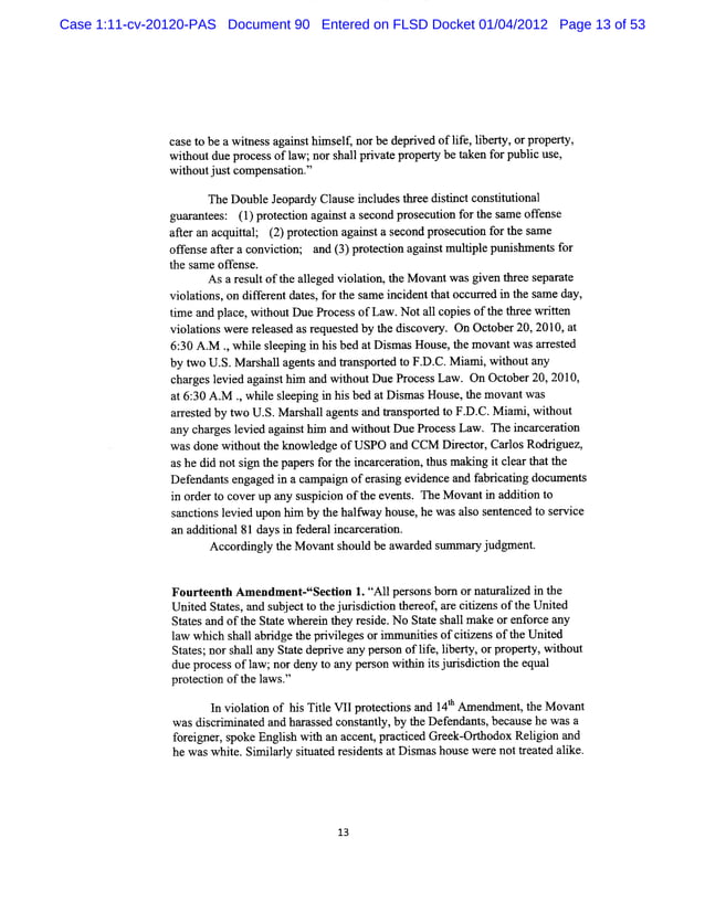 Plaintiff's response to defendant's motion for summary judgment,incoporated memorandum of law in ...