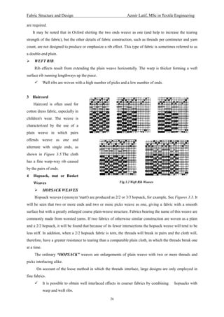 Plain weave derivatives | PDF
