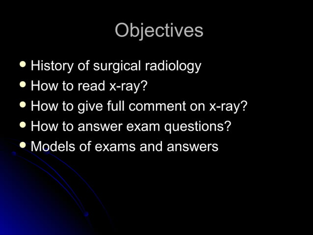Plain x-ray | PPT