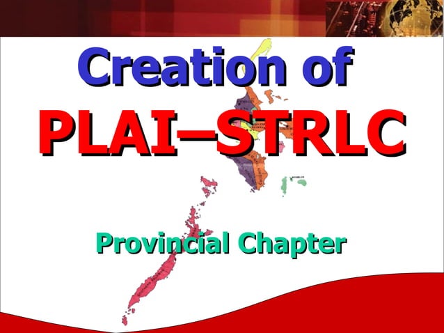 PLAI STRLC Provincial Chapters | PPT