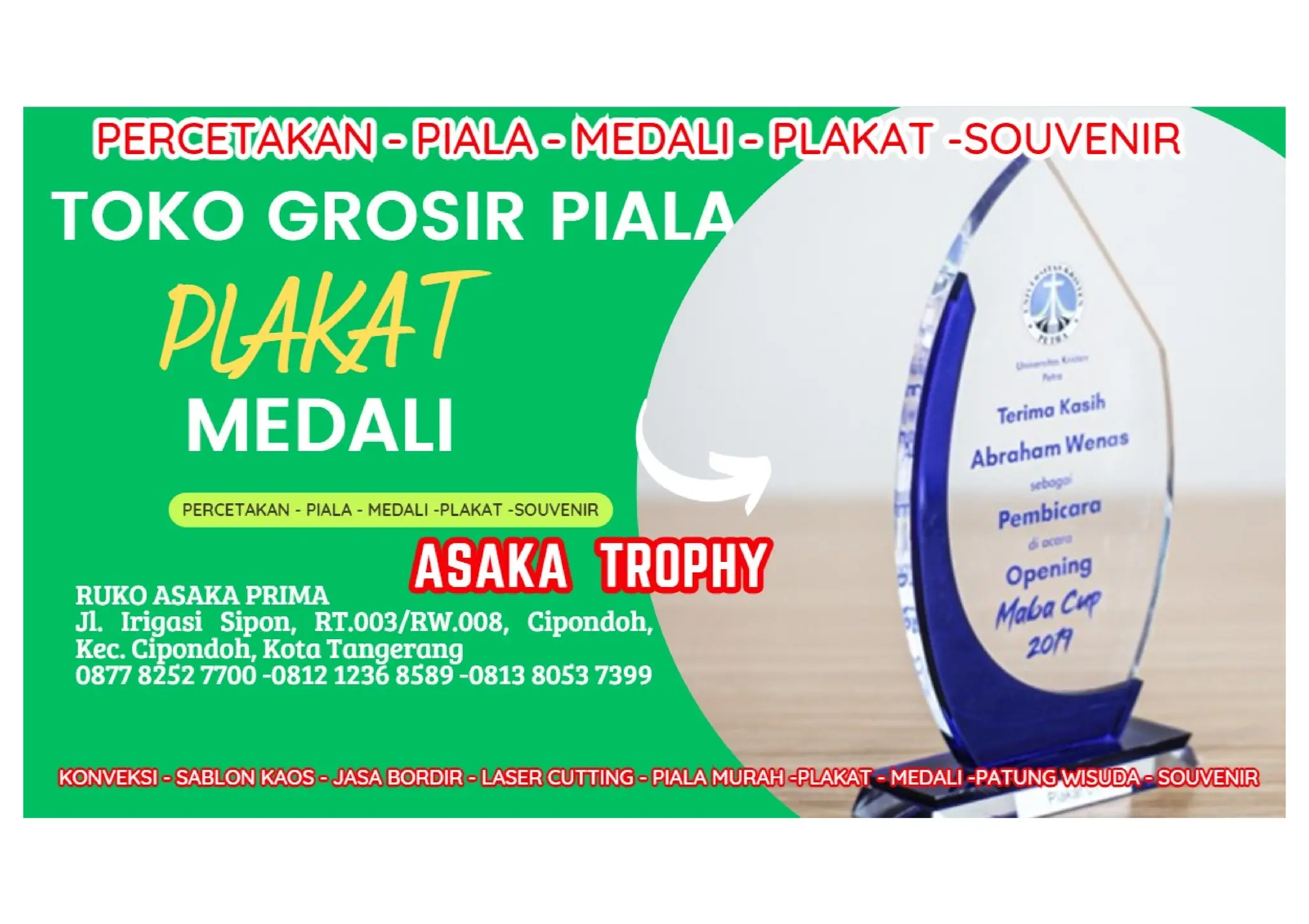 Plakat Akrilik Custom ASAKA TROPHY | PDF