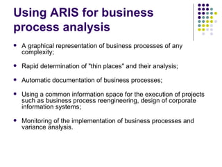Alisa Plaksina, "Process Improvement using the ARIS Methodology" | PPT ...