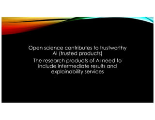 Trustworthy AI and Open Science | PDF