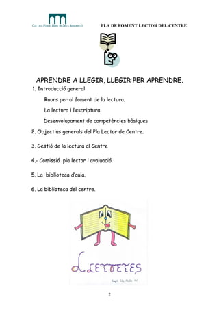Pla lector del centre | PDF
