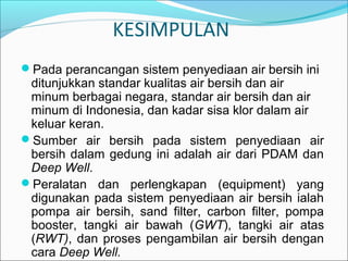 Plambing air bersih | PPT