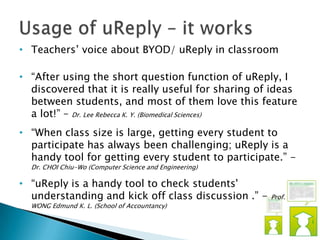 New characteristics of learning spaces - BYOD | PPT