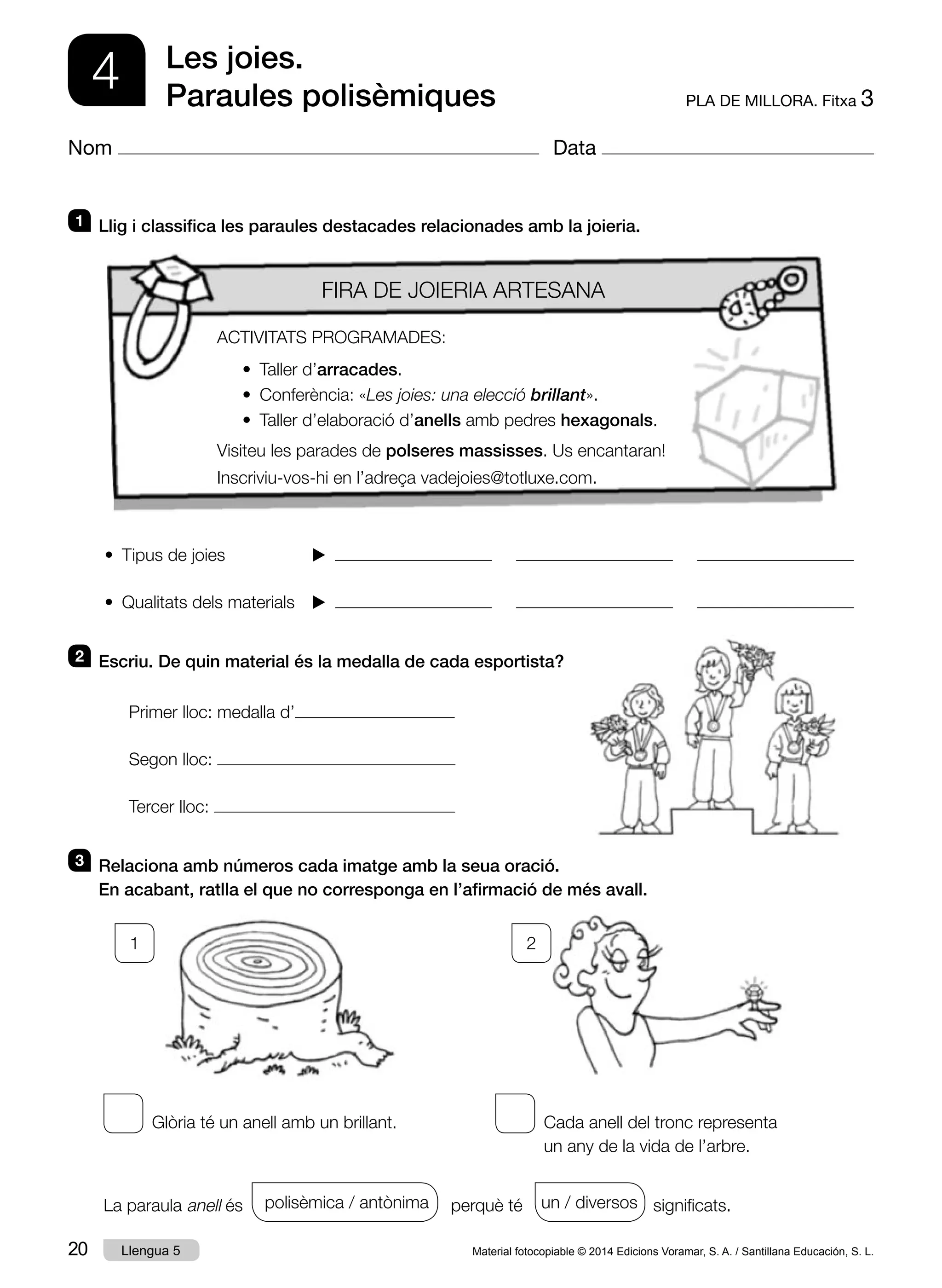 Pla millora Llengua 5 | PDF