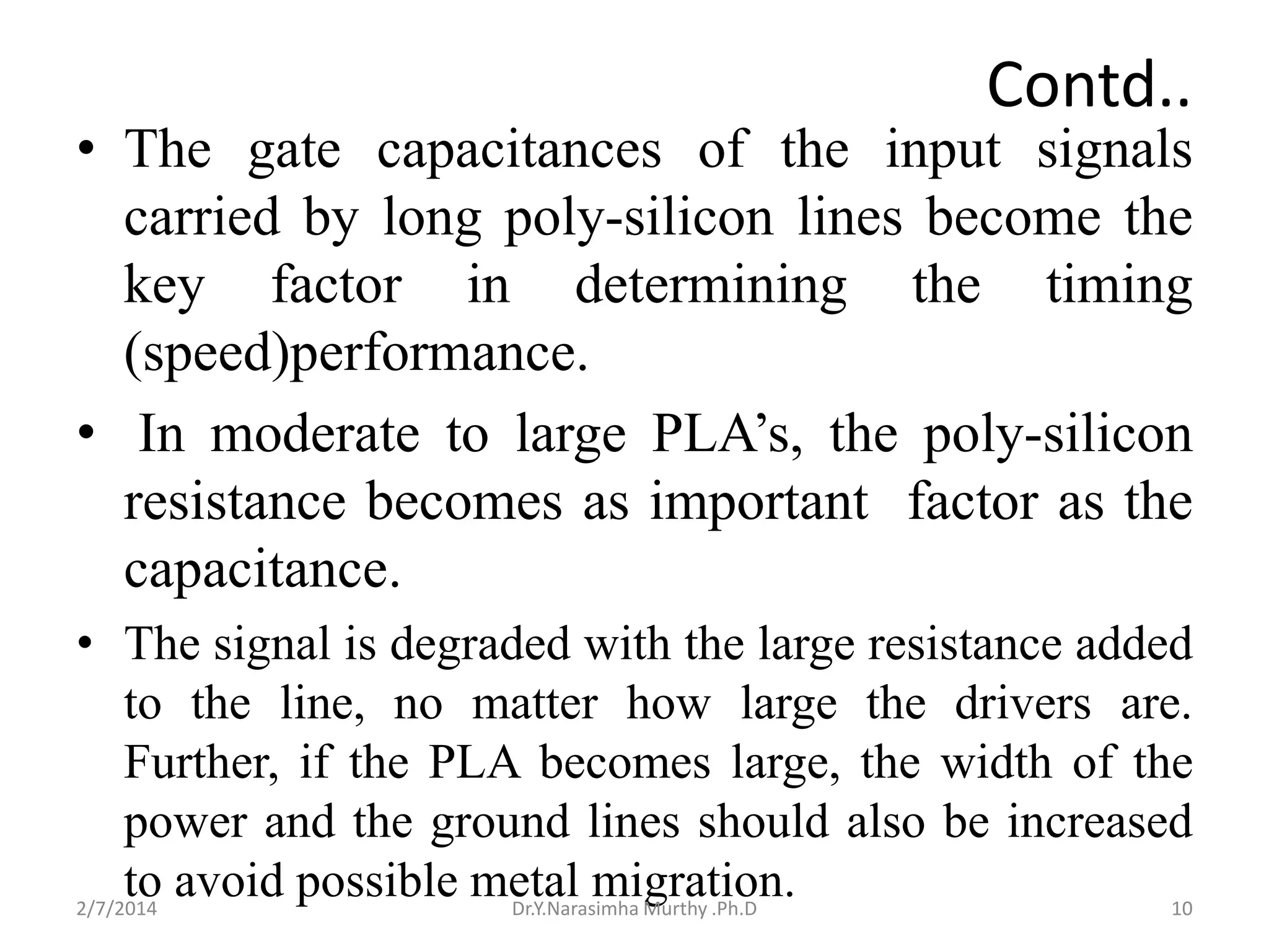 PLA Minimization -Testing | PPTX