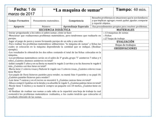 Plan de lectura y escritura y conteo | DOCX