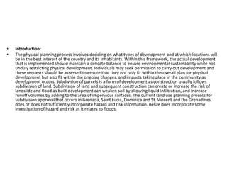 LAND SUBDIVISION PROCESS When a parcel of land is being subdivided it ...