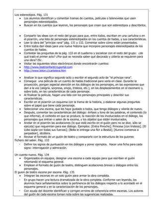 Plan 5to grado - bloque iv - español | DOC