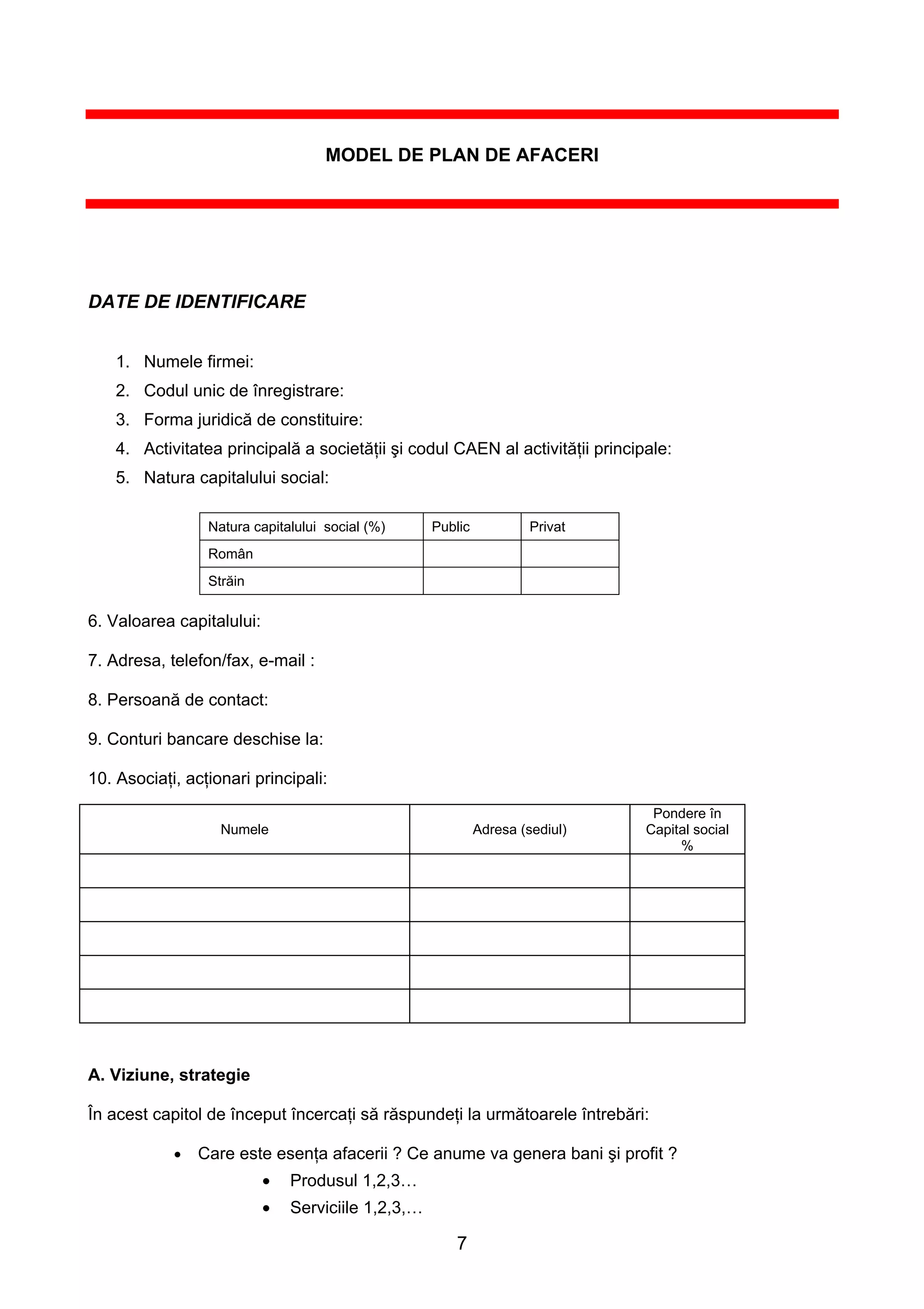 Plan de-afaceri | PDF
