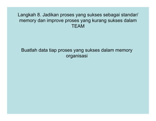 PLAN-DO-CHECK-ACTION-TEAM_by DANIEL DONI SUNDJOJO | PDF