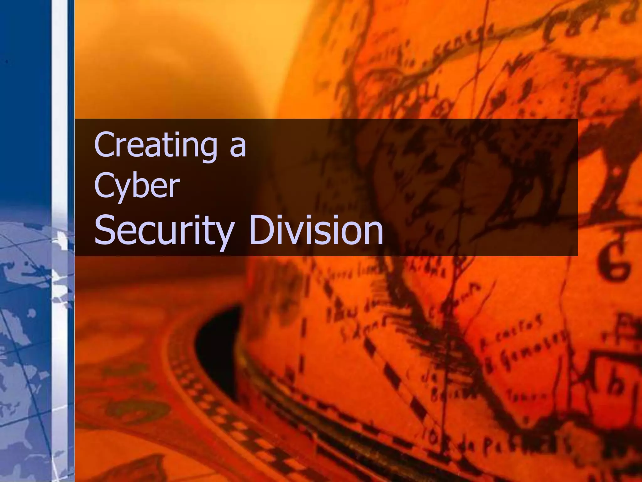 Plan Cyber Security Division v11 | PPTX