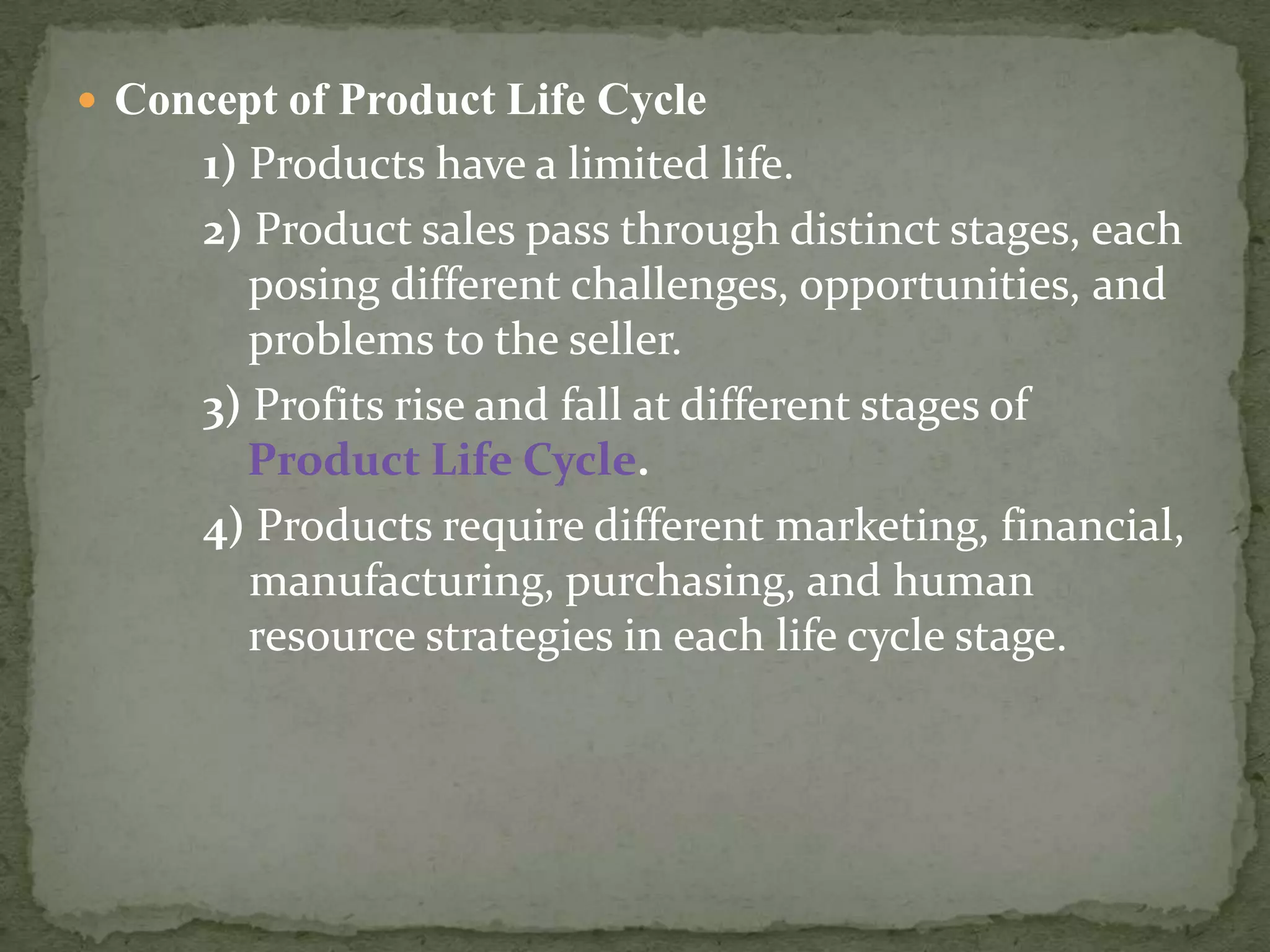 Product Life Cycle | PPTX