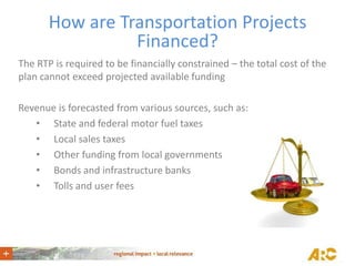 PLAN 2040 RTP Update Overview | PPTX | Rail Travel | Travel Type
