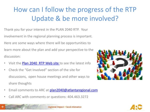 PLAN 2040 RTP Update Overview | PPTX | Rail Travel | Travel Type