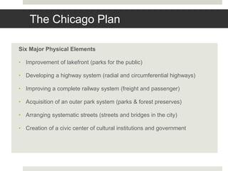 History & Theory of Planning: The City Beautiful | PPTX