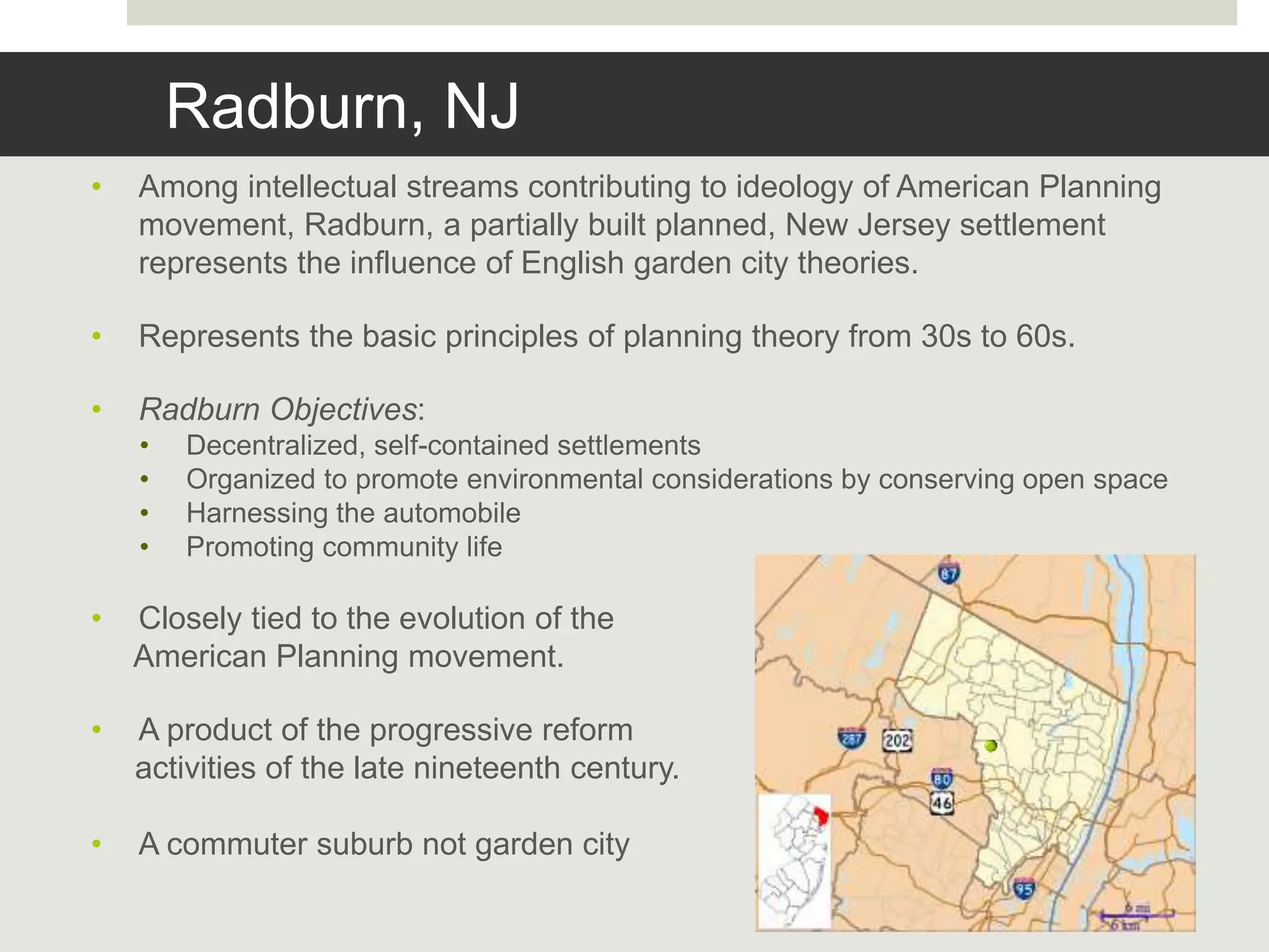 History & Theory of Planning: Garden Cities | PPTX