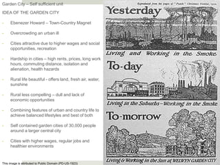 History & Theory of Planning: Garden Cities | PPTX