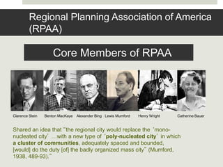 History & Theory of Planning: Regional Planning | PPTX