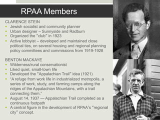 History & Theory of Planning: Regional Planning | PPTX