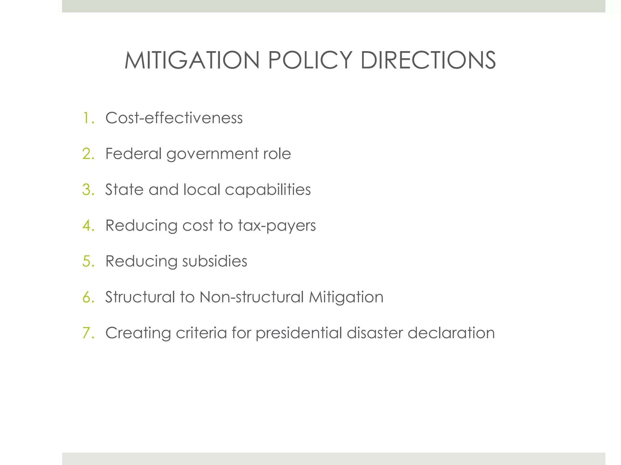 Emergency Management Planning - Mitigation | PPTX