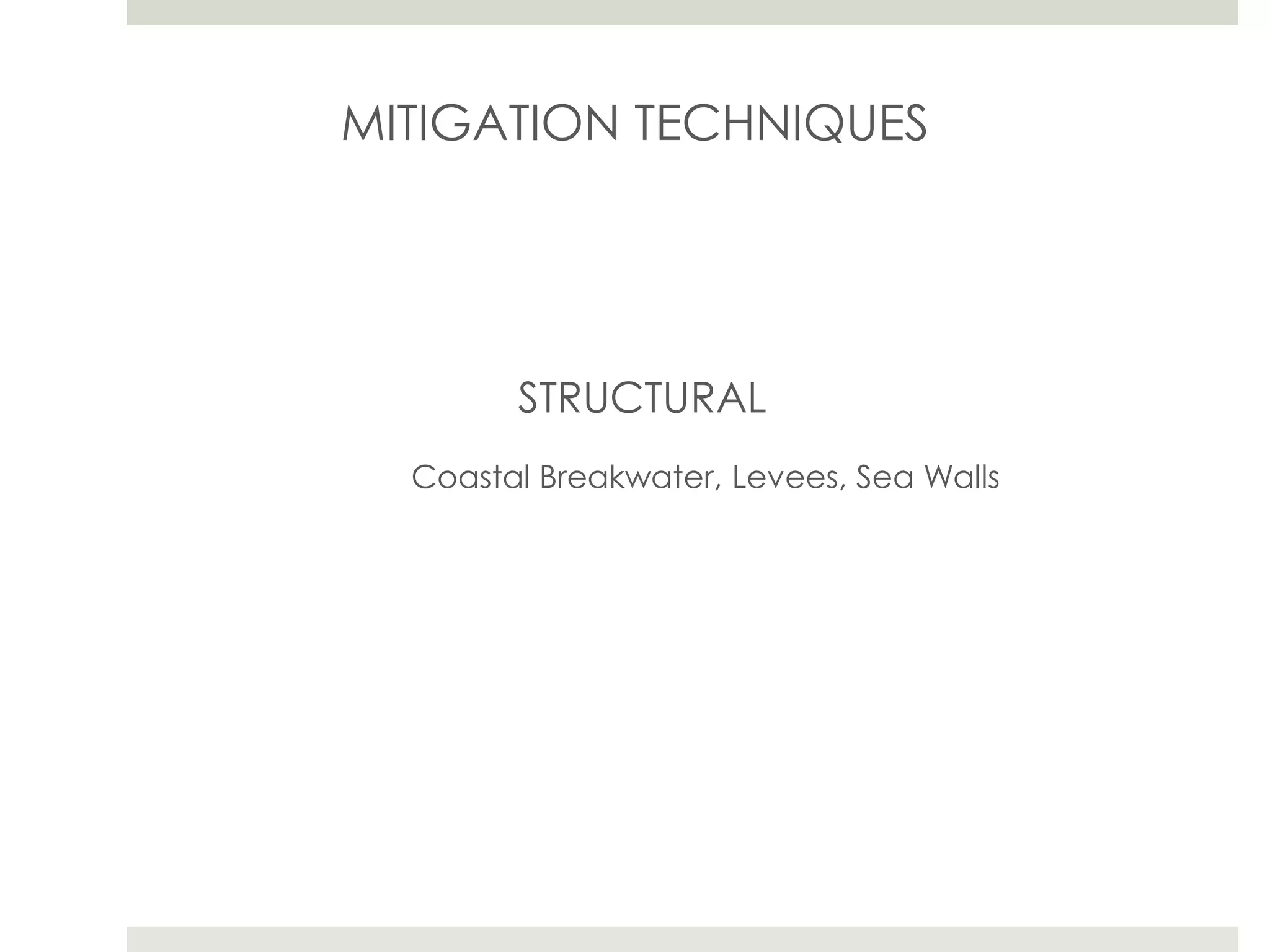 Emergency Management Planning - Mitigation | PPTX