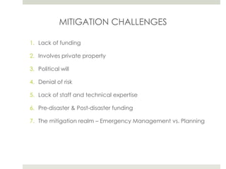 Emergency Management Planning - Mitigation | PPTX