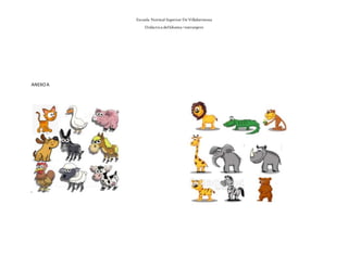 Plan 4 ingles animales salvajes y domesticos | DOCX