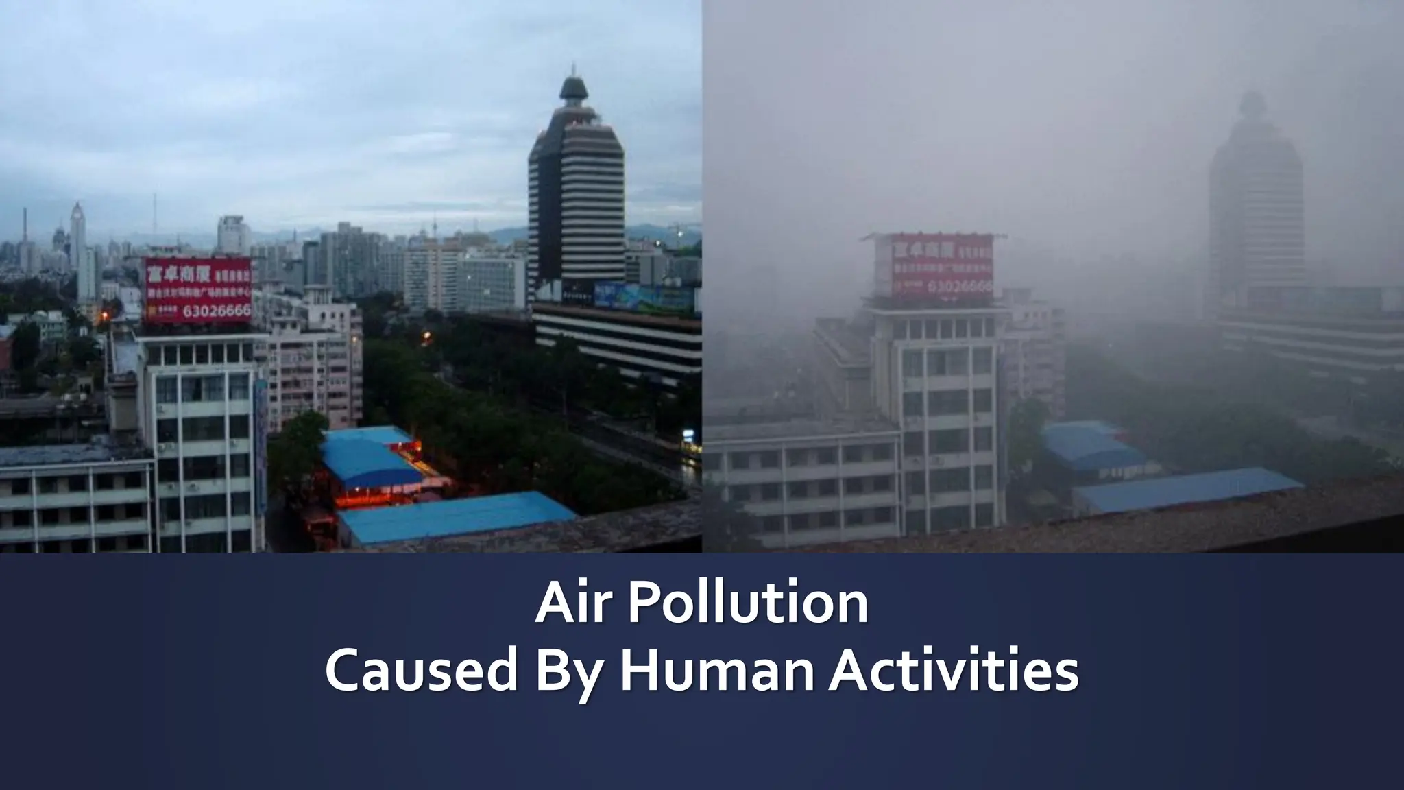 Air Pollution- Caused By Human Activities | PDF