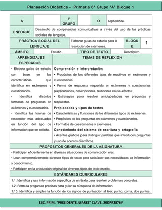 Plan 6to grado bloque 1 español (2016-2017).doc