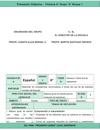 Plan 6to grado bloque 1 español (2016-2017).doc