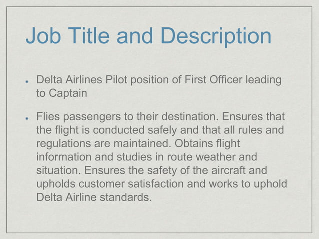 PLAN A (DELTA CAPTAIN) & PLAN B (AIRPORT MANAGER) | PPTX