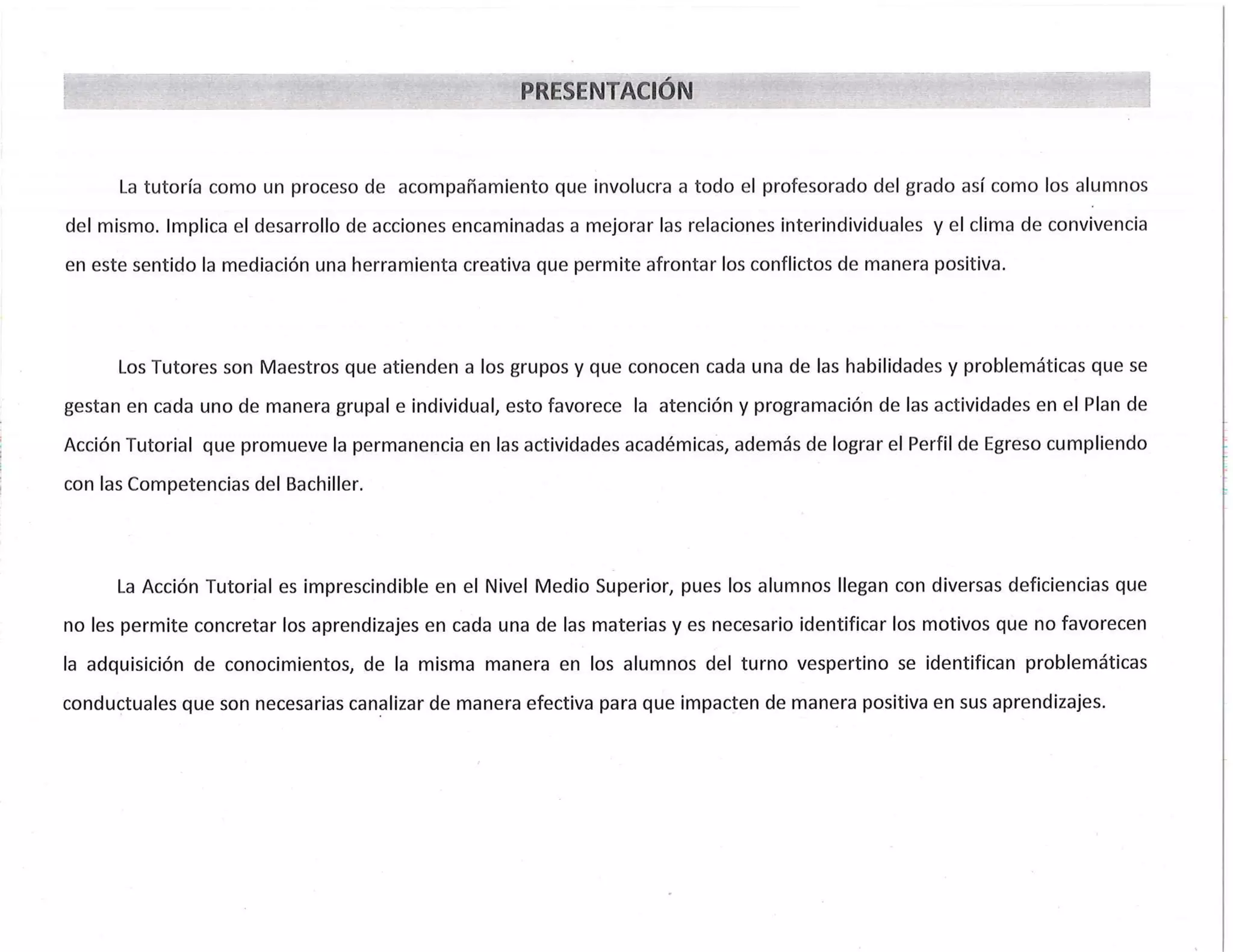 Plan accion tutorial 2 | PPT