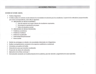 Plan accion tutorial 2 | PPT