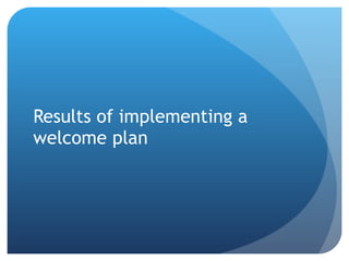 Welcome Plan | PPT