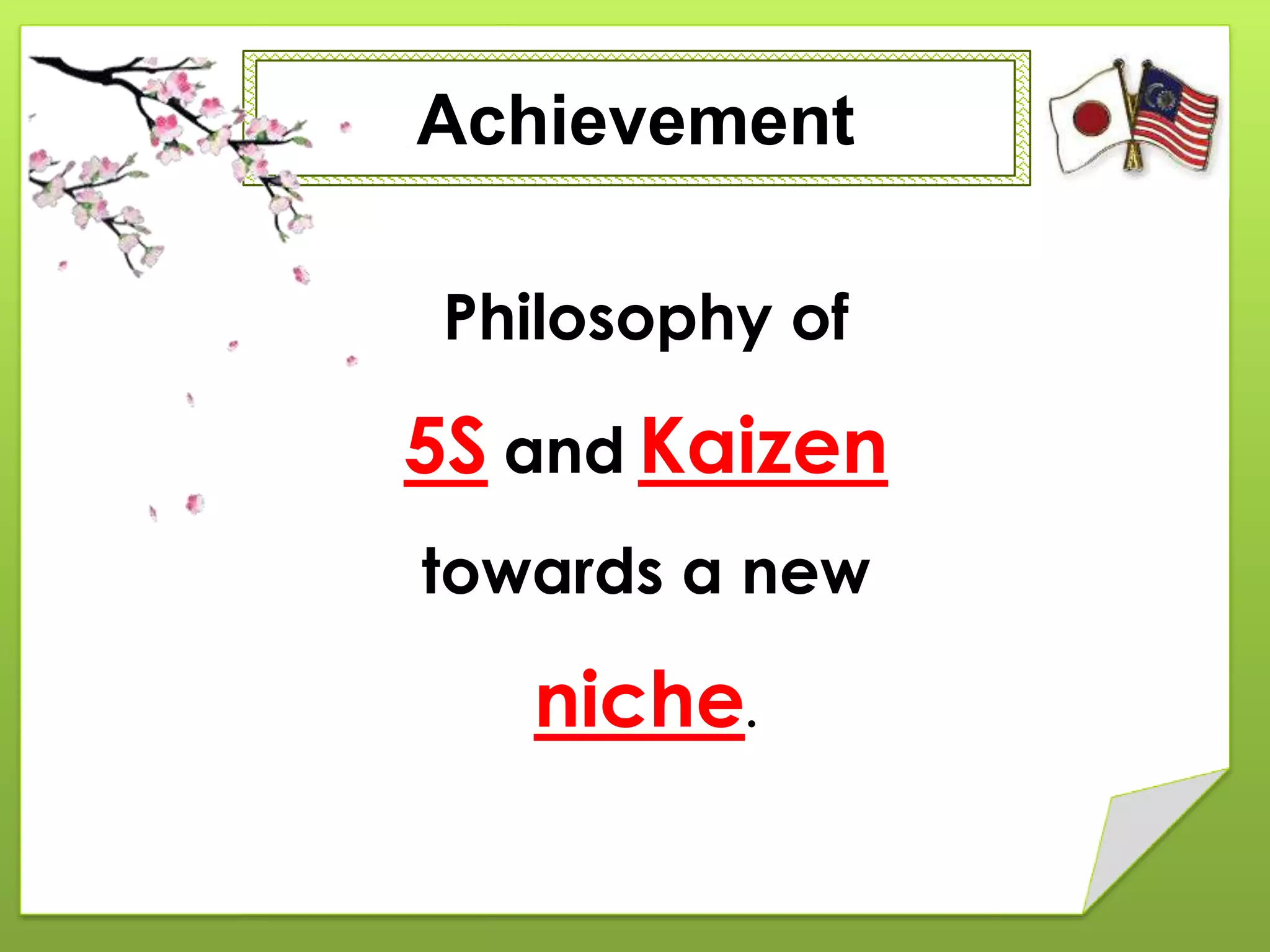 Action Plan of 5S and Kaizen (Rodzidah's group) | PPSX