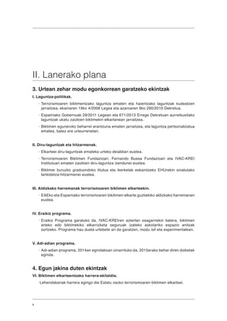 2015eko ekintza-plana biktimen gaian: "Bateratzeko asmoa mantetzea eta sustatzea" | PDF