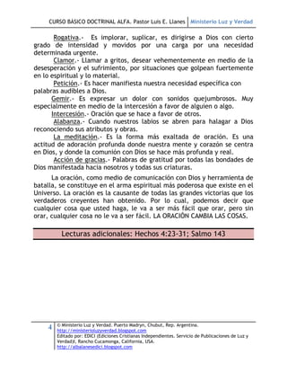 Plan alfa 4 oracion | PDF