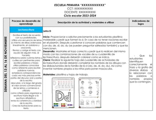 PLAN ANUAL LECTOESCRITURA FASE 3 LECTOESCRITURA | PPTX