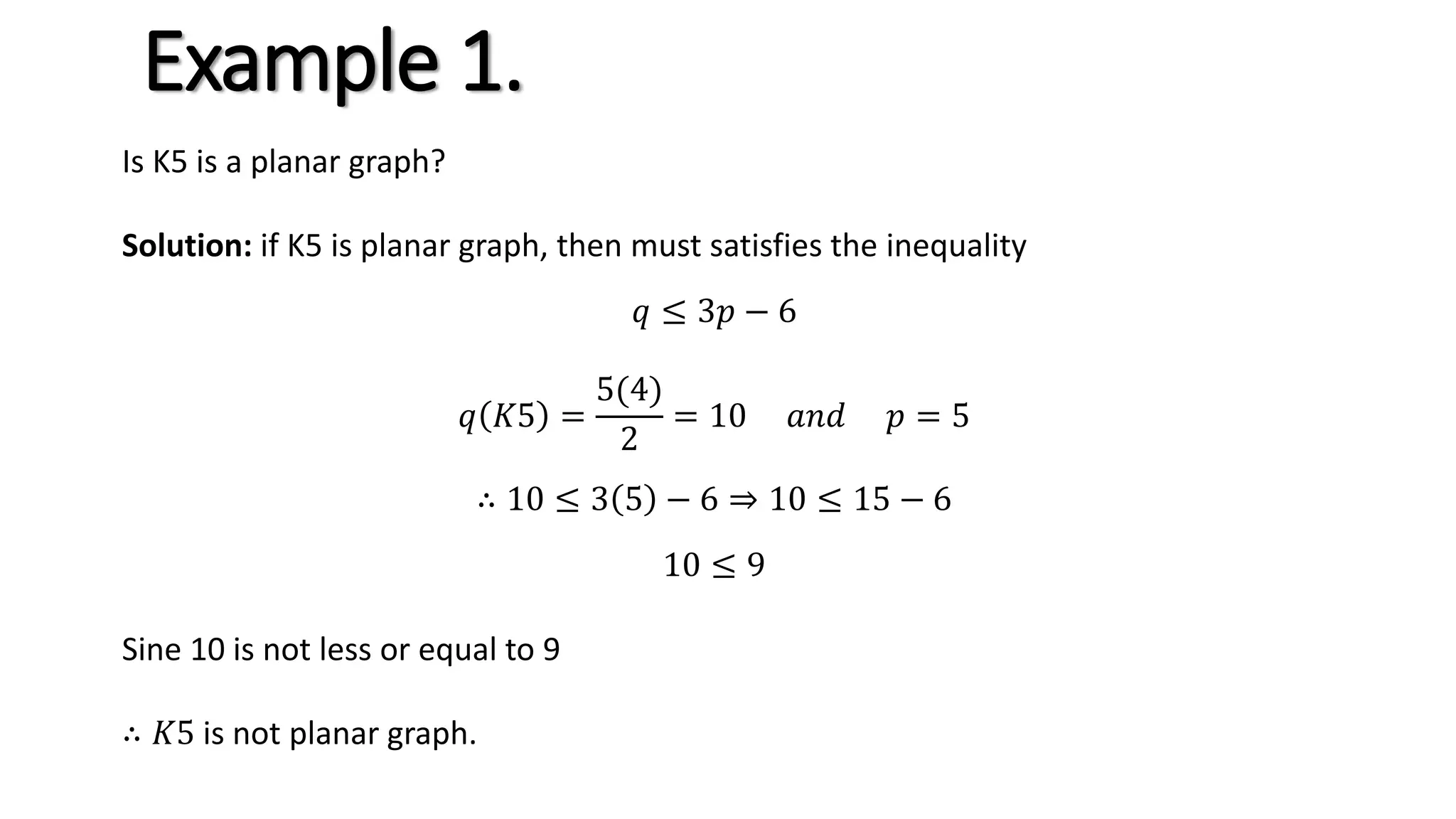 Planar Planar and Non-planar graphsand Non-planar graphs | PPT Planar Planar and Non-planar graphsand Non-planar graphs | PPT