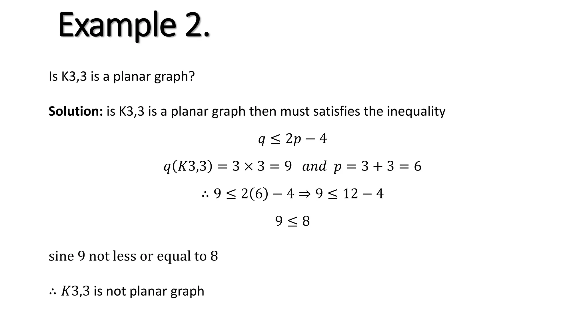 Planar Planar and Non-planar graphsand Non-planar graphs | PPT Planar Planar and Non-planar graphsand Non-planar graphs | PPT
