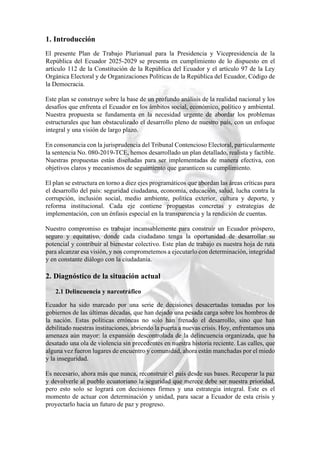 Plan Victor Araús de Pueblo, Igualdad y Democracia | PDF
