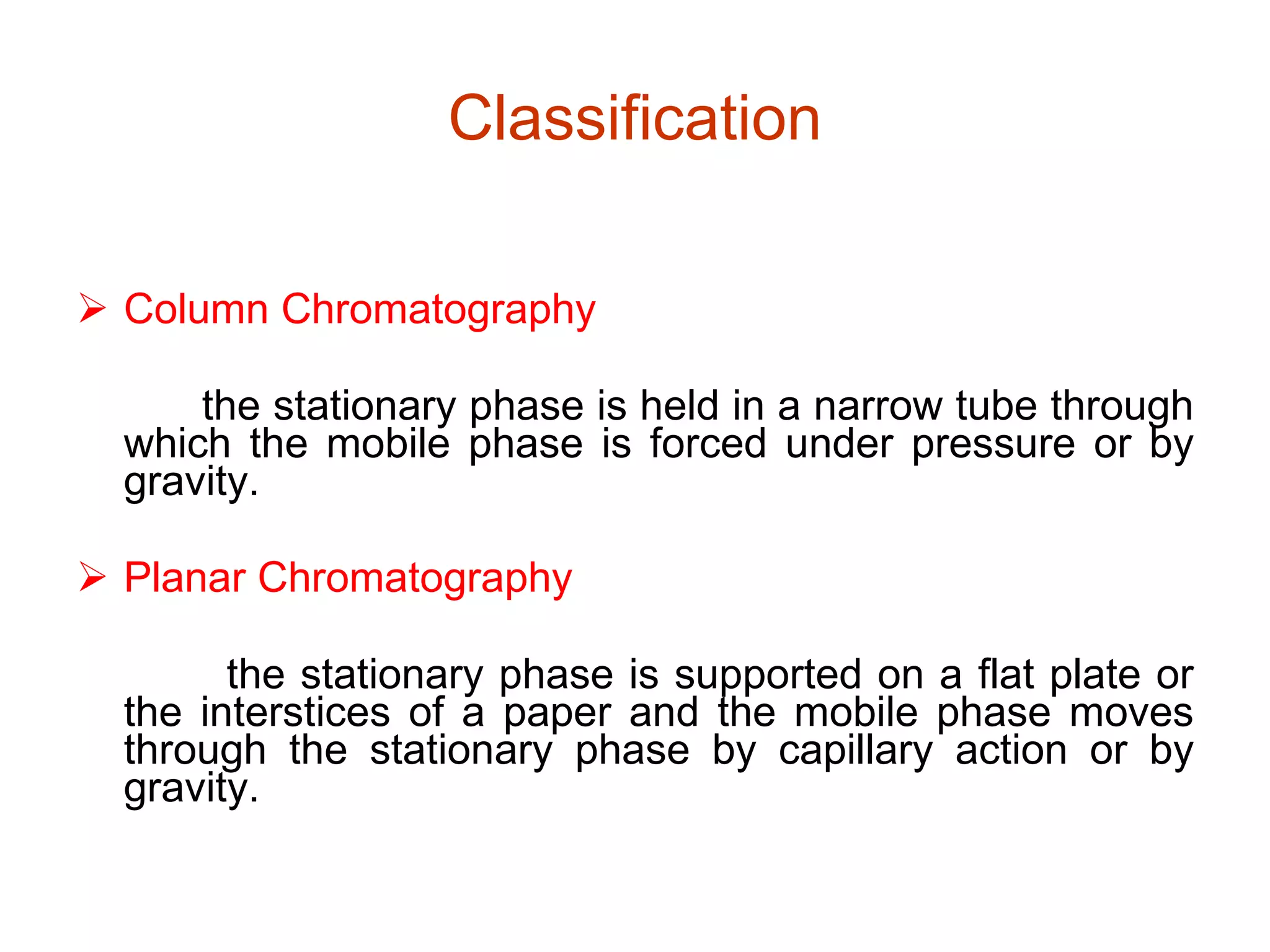 Planar Chromatography Ppt
