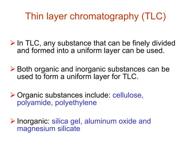 Planar Chromatography | PPT | Chemistry | Science