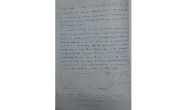 Planar failure in rock slope | PPTX
