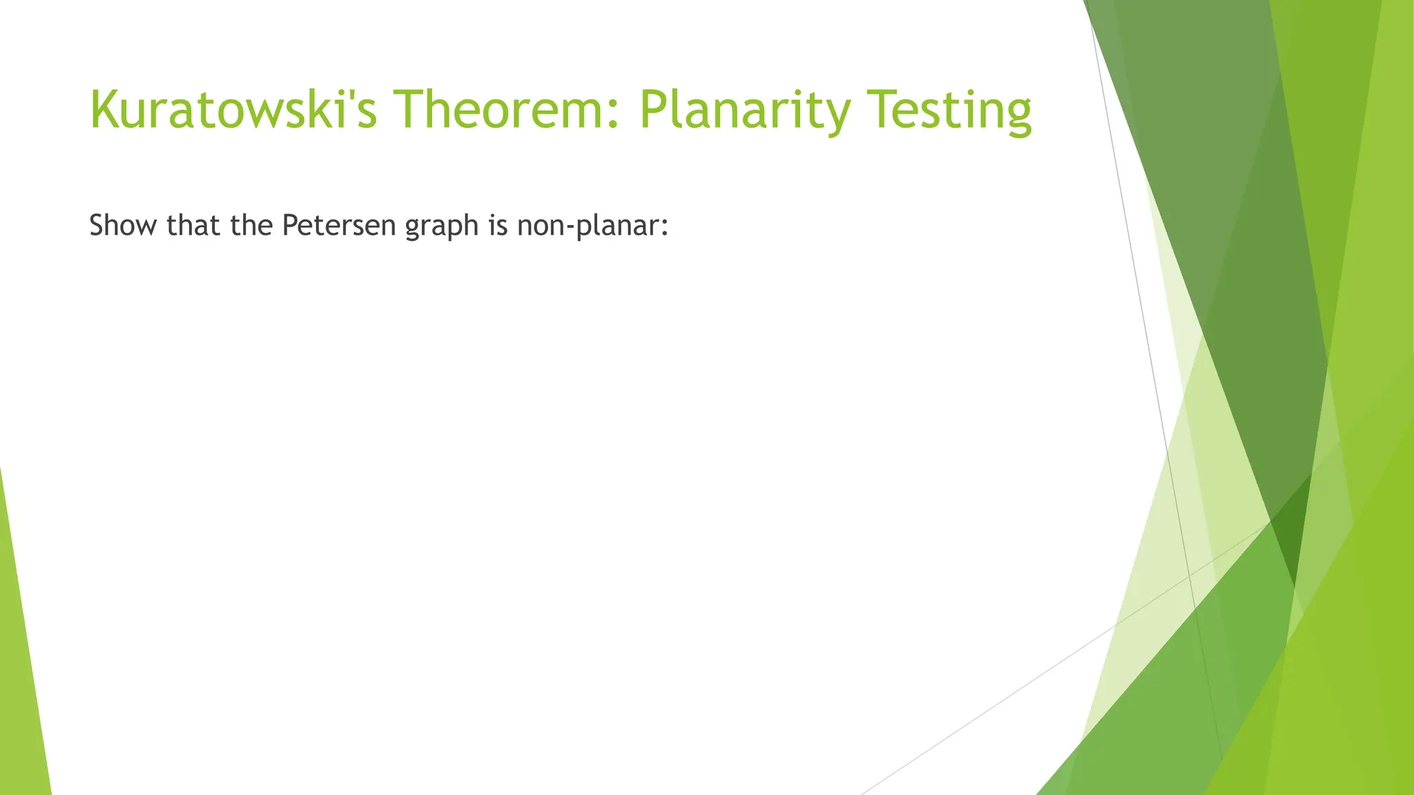 Planar Graph_Graph Theory Course_presentationslide | PPTX